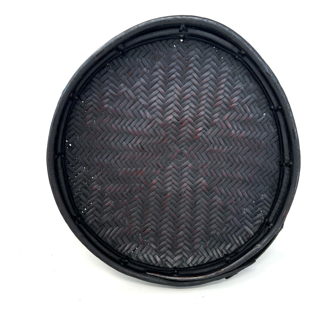 Philippine Ilocano Food Tray/Bowl with One-Over-Two Twill Pattern Cons ...