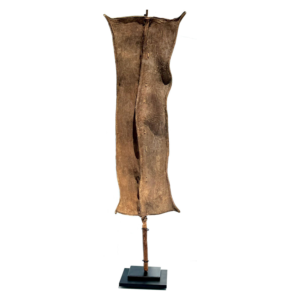 Antique Turkana Shield with Stand from Kenya - 42" H X 13" W – Our ...