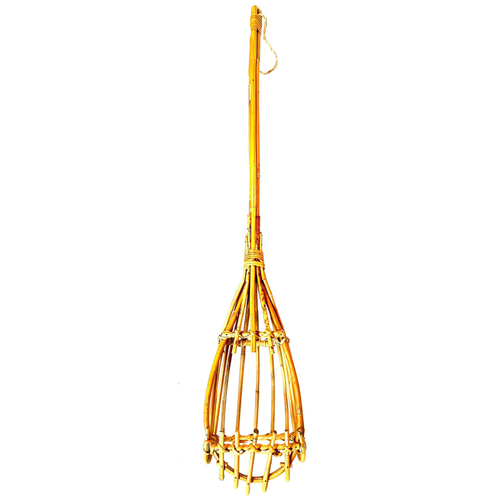 Vintage 1960s Bamboo Mango Fruit Picker from the Philippines - 36" L ...