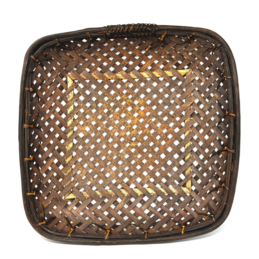 1960s Square Philippine Field Basket Tray - 19" L X 19" W – Our Taste ...